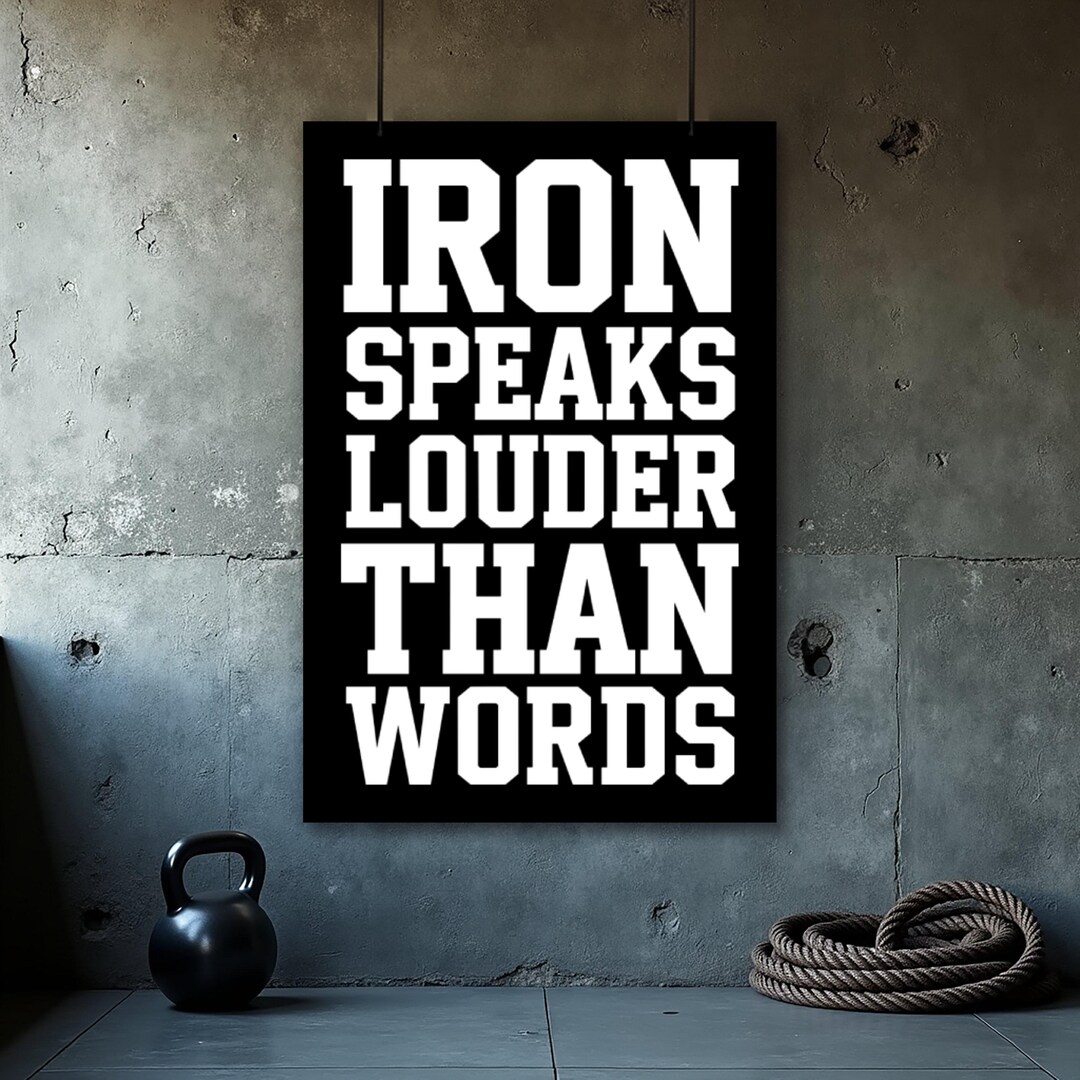 Fitness Motivation, Home Gym Poster, Fitness Poster, Motivation Poster ...