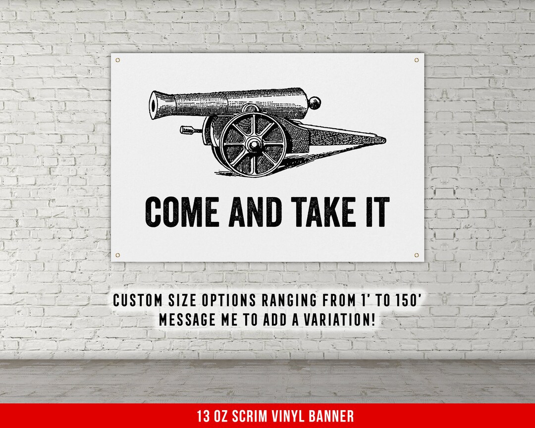 Come and Take It Banner Poster - Home Gym Decor - Large Motivational ...
