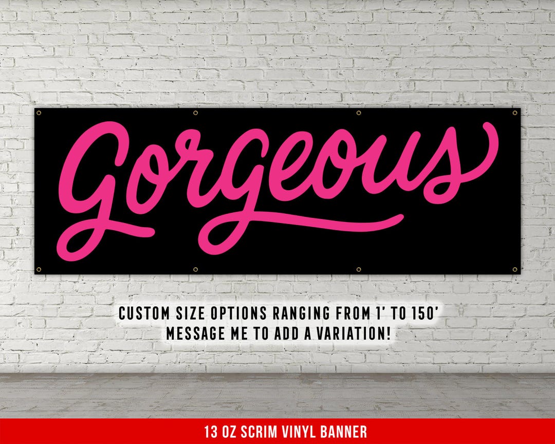 Gorgeous Banner, Fitness Banner, Motivation Banner, Girls Banner, Gym ...