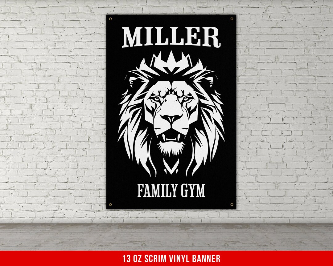 Custom Vinyl Banner Home Gym Decor Large Quote Wall Art Motivational ...