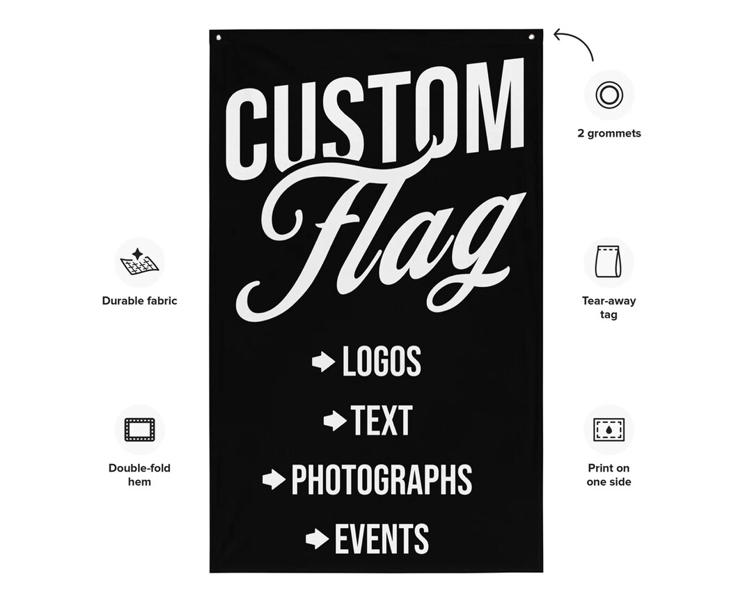 Custom Flag Home Gym Banner Gifts Festival EDM Flag Wall - Etsy