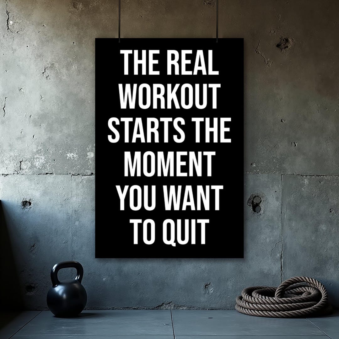 Gym Motivation Posters, Home Gym Wall Art, Fitness Posters ...