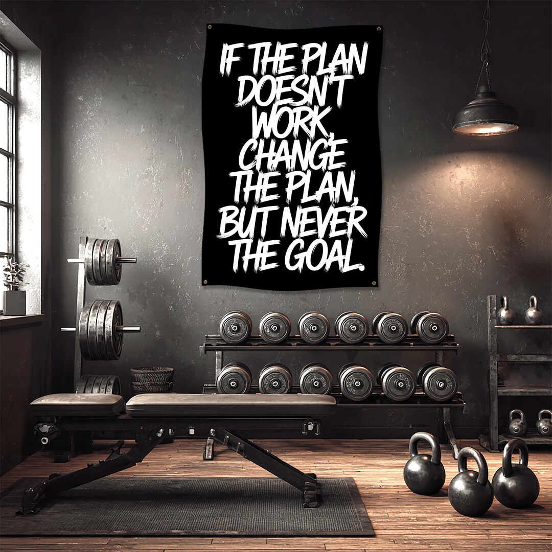 Motivational Flag, Gym Flag, Weightlifting Flag, Inspirational Quotes ...