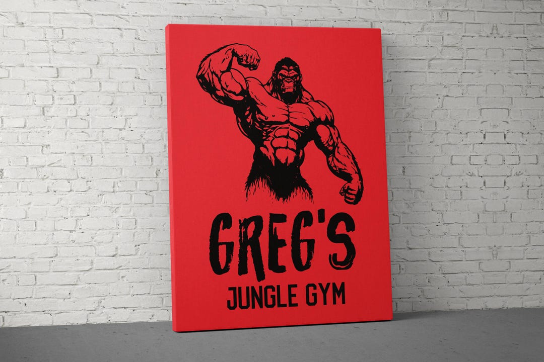 Custom Canvas for Home Gym Decor Weightlifting Motivational Quote Wall ...