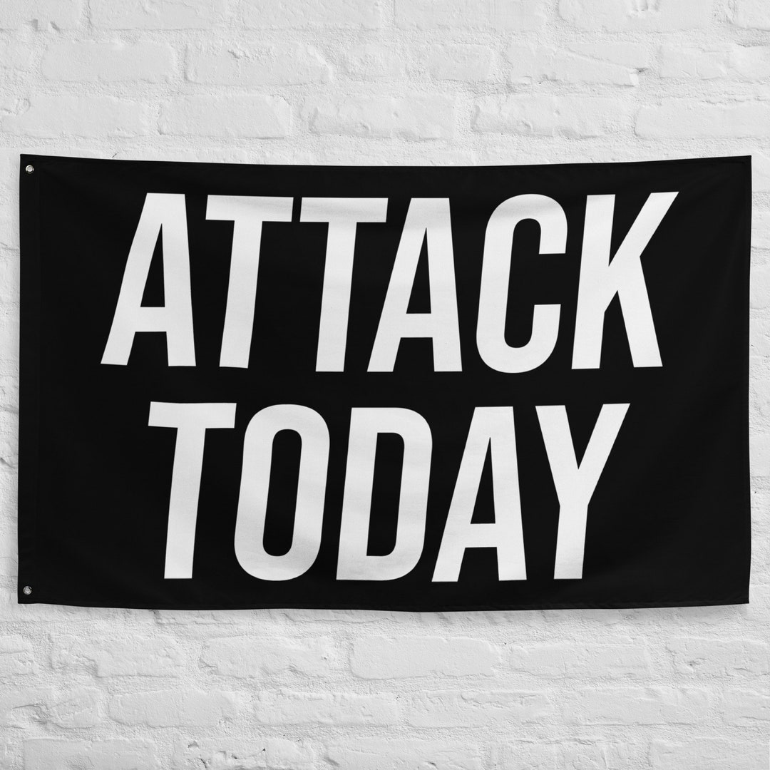 Attack Today Gym Decor Gym Posters Gym Banner Gym Decor for Home Gym - Etsy