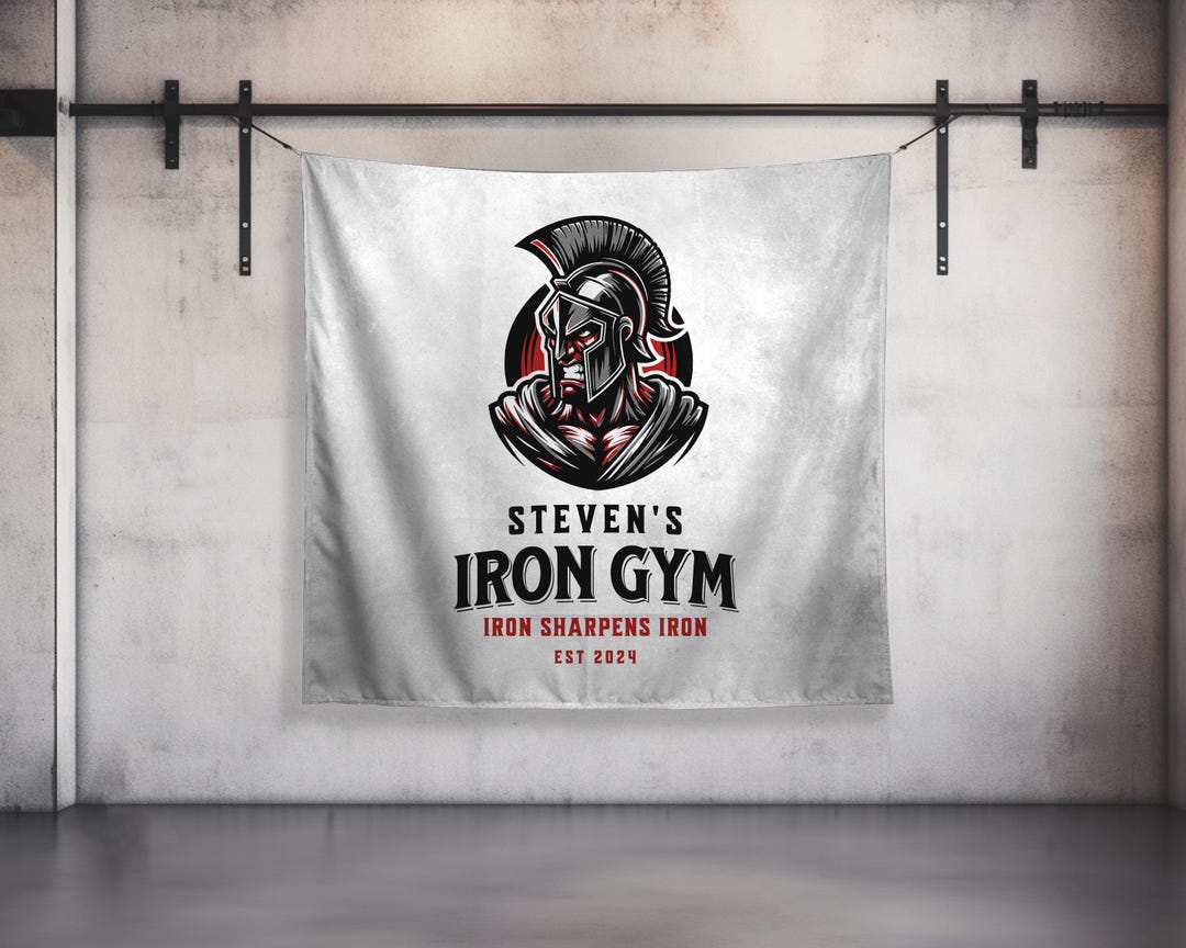 Large Gym Banner | Weightlifting Quote Art | Motivational Workout ...