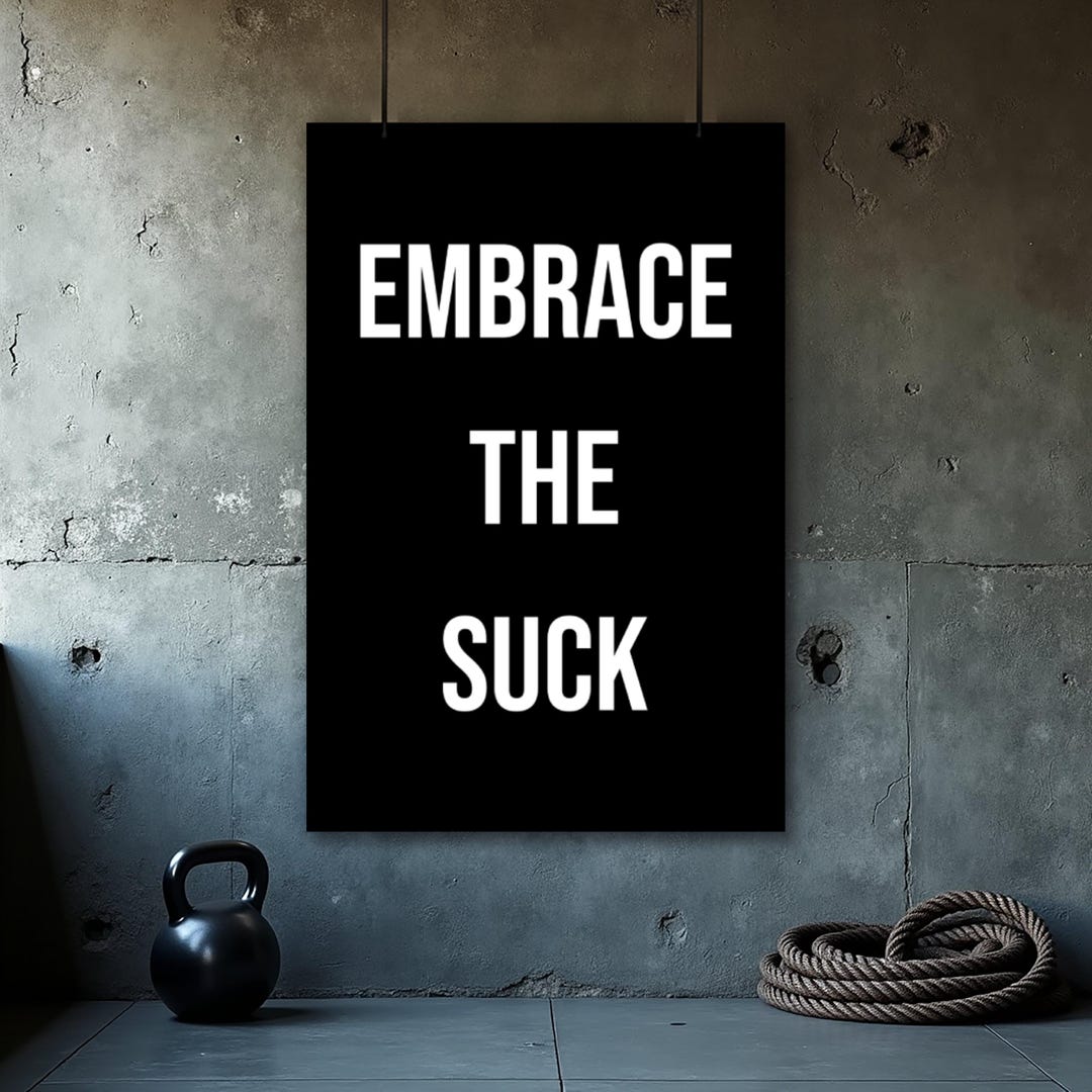 Motivational Poster for Home Gym Decor, Office Decor, Fitness ...