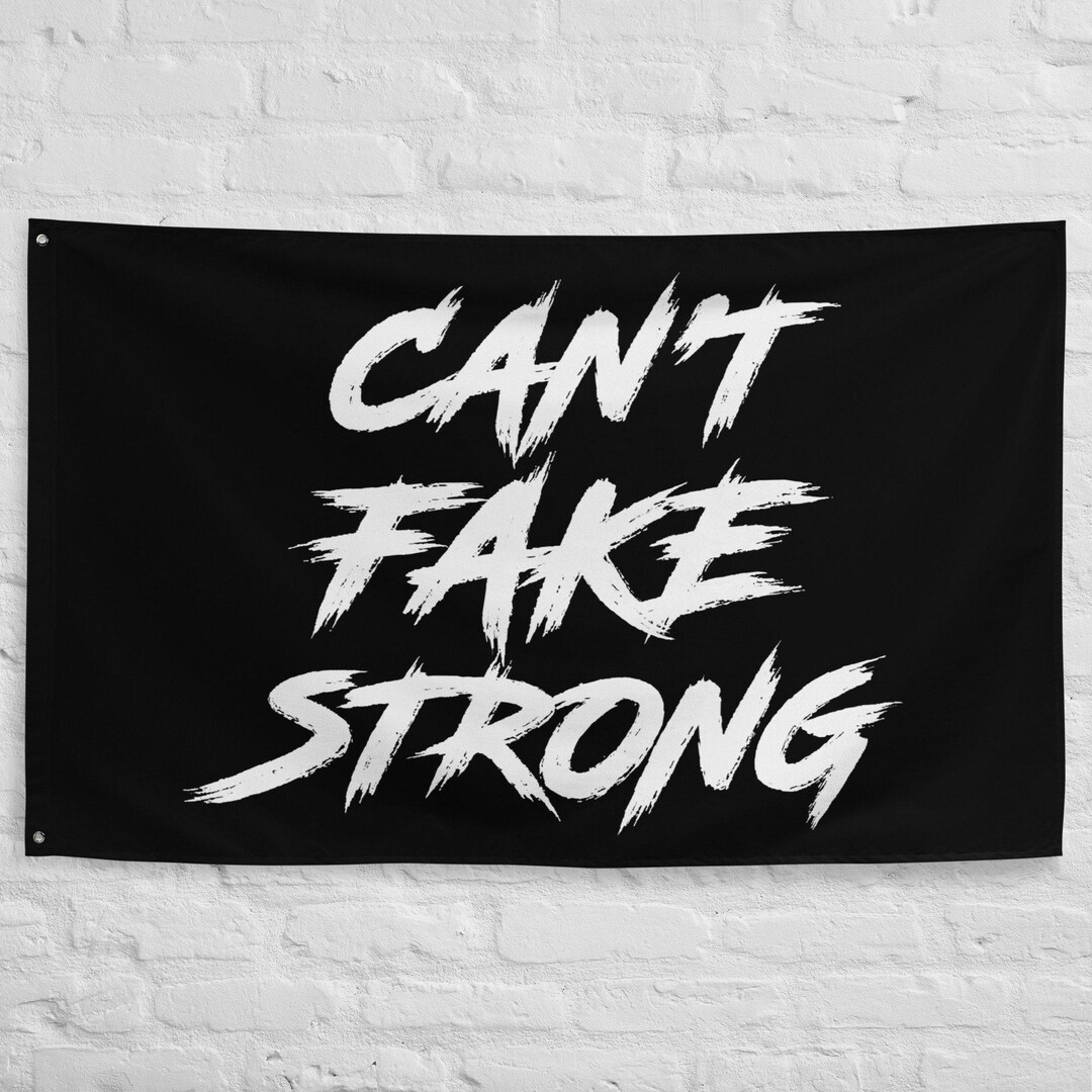 Custom Gym Flag Motivational Quote Banner Wall Art Fitness Decor ...