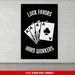 Luck Favors Hard Workers Banner Home Gym Decor Large - Etsy