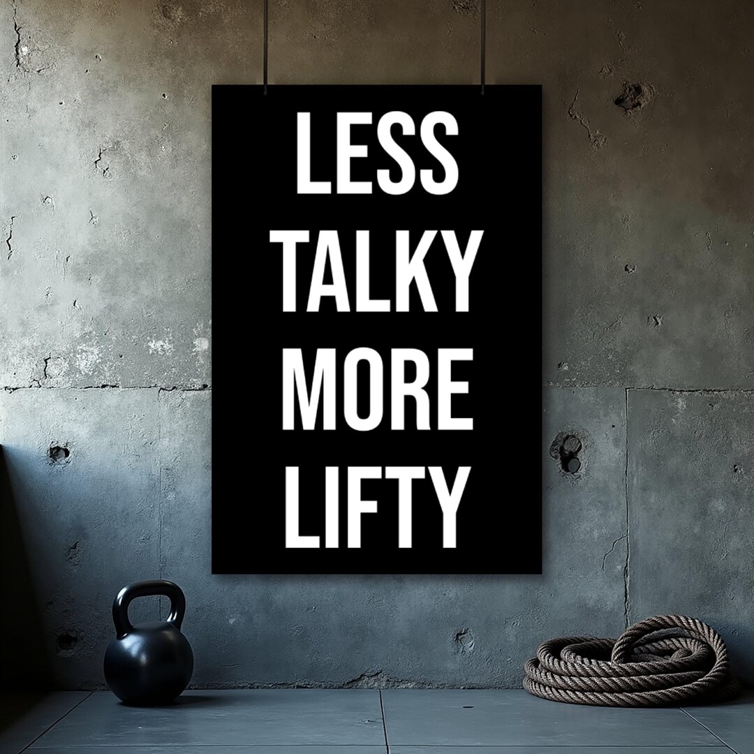 Motivational Poster - Inspiring Quotes - Office Decor - Home Gym ...