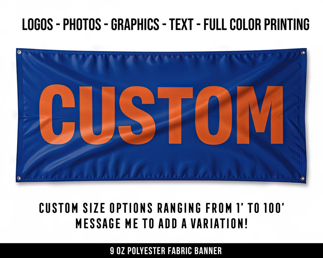 Custom Fabric Banner Personalized Boat Flag Tapestry Wall Art Quote ...