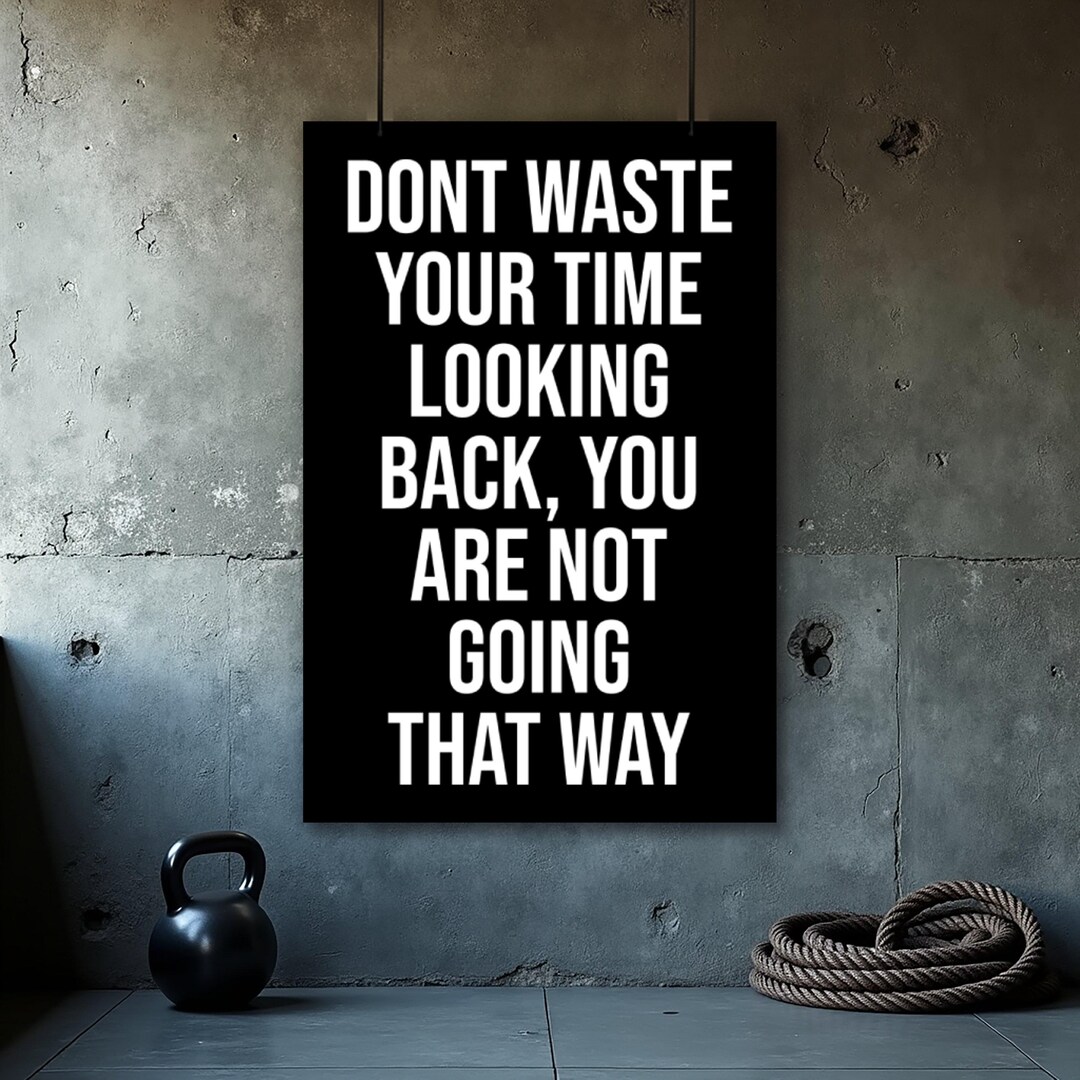 Fitness Wall Art, Fitness Motivation Poster, Motivational Quote Poster ...