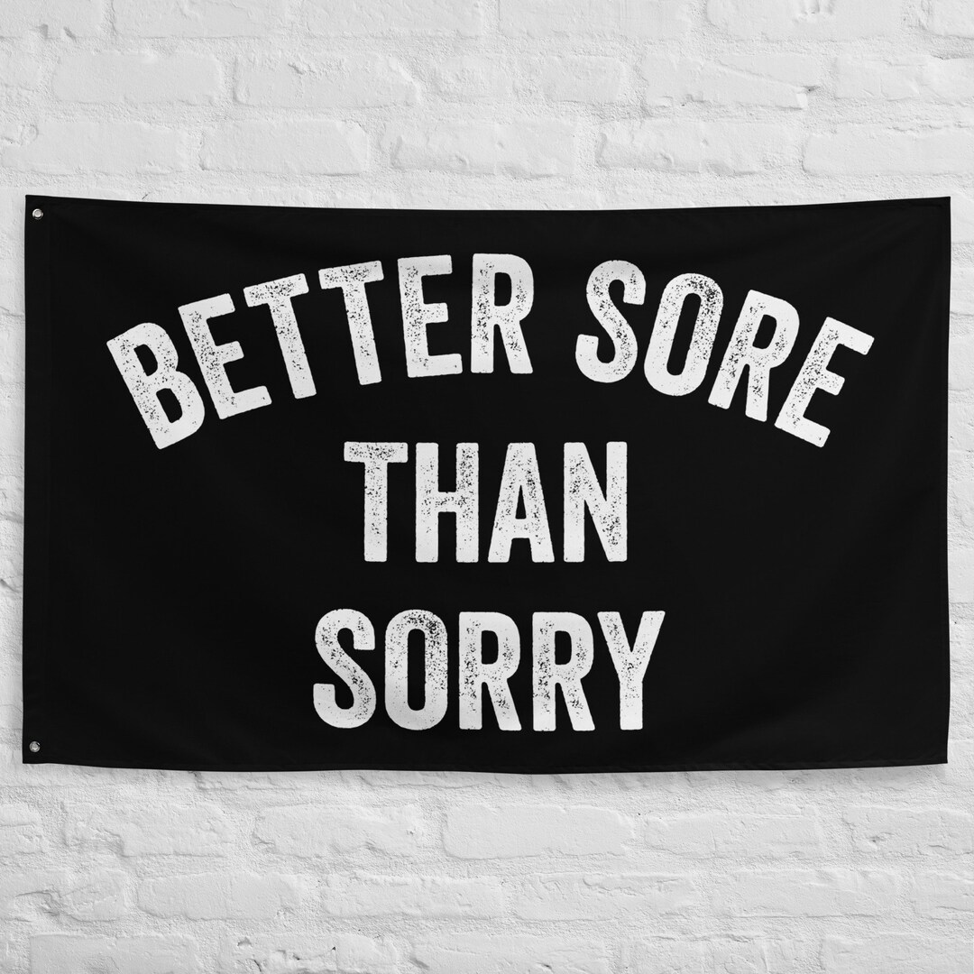 Gym Flags - Custom Home Gym Banner - Weightlifting Decor - Man Cave ...