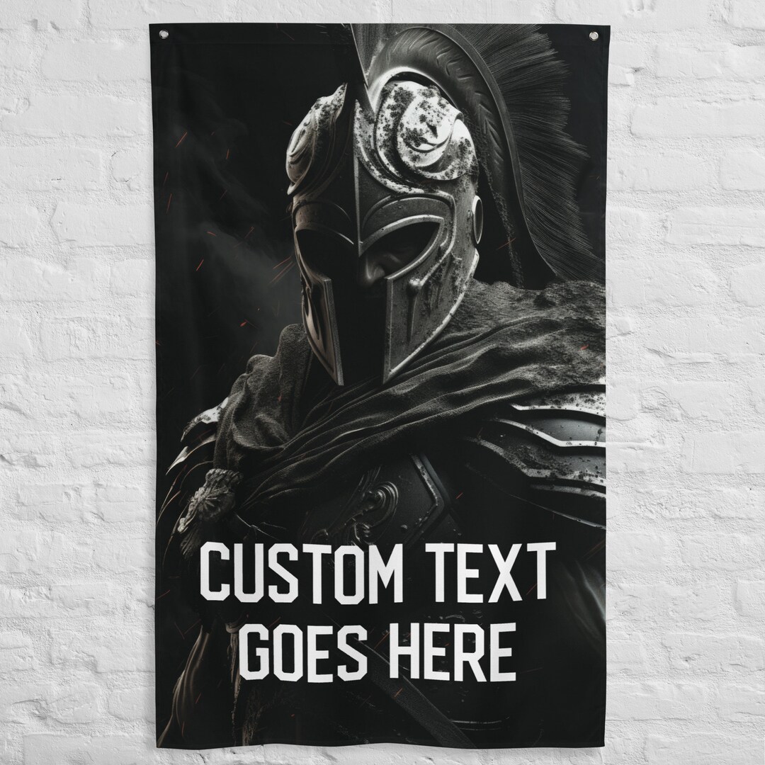 Spartan - Custom Text - V10 - Home Gym Decor - Gym Wall Decor - Wall ...