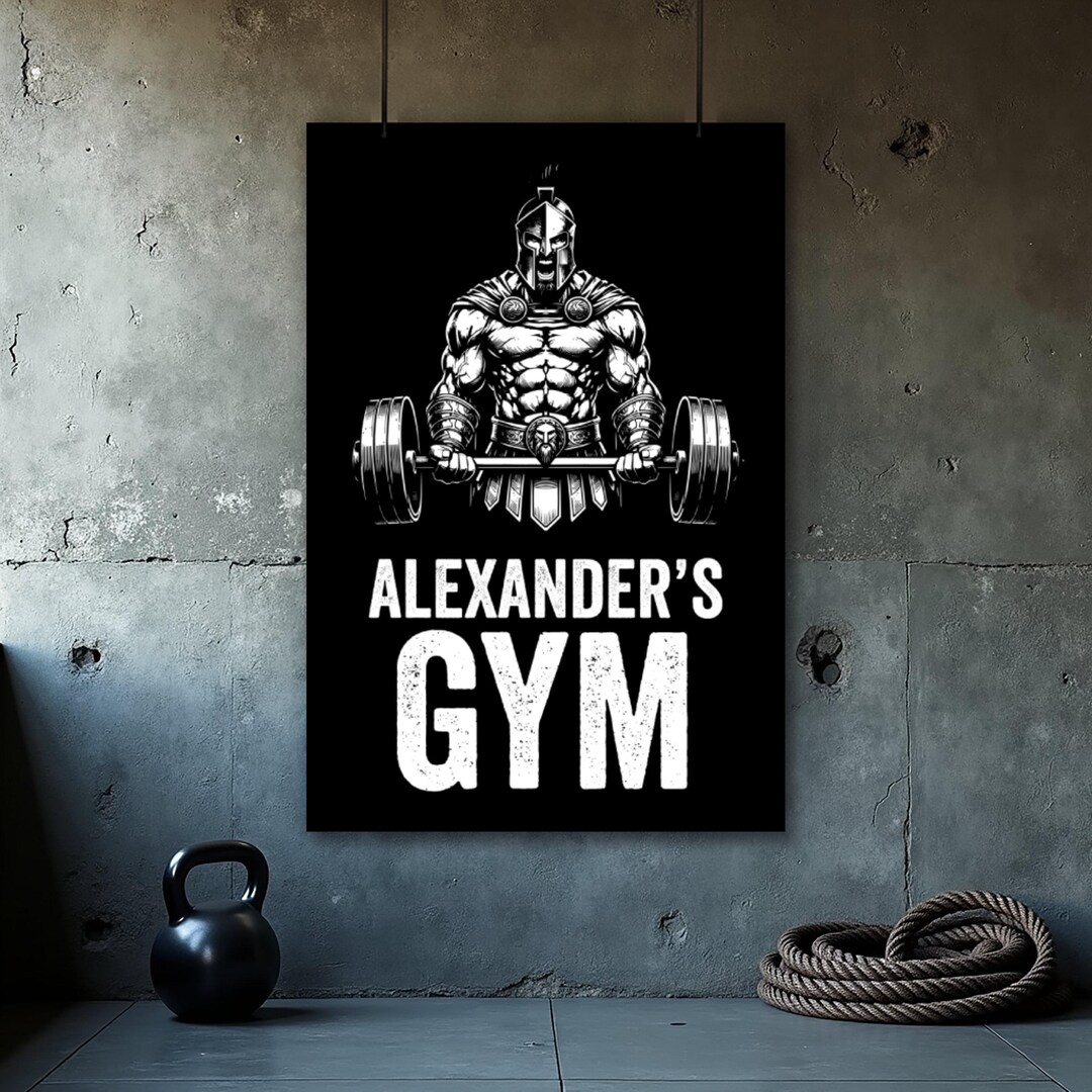 Custom Poster for Home Gym Decor Motivational Office Decor Fitness ...