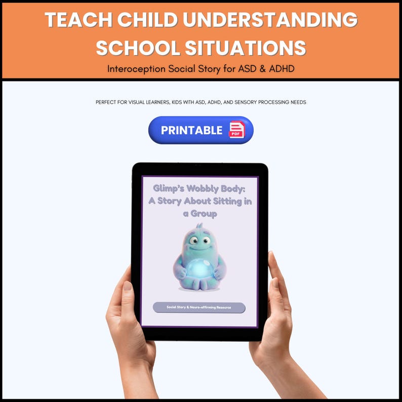 Wobbly Body & Fidgeting Social Story | Self-regulation Circle Time ...