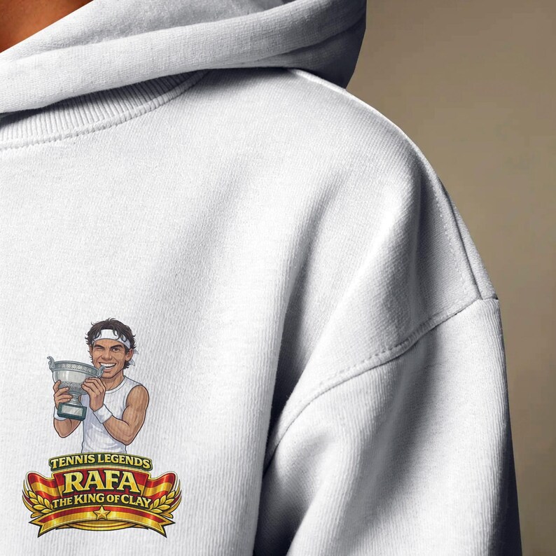 Rafael Nadal Hoodie • Unisex Player Artwork • Original Fan Apparel ...