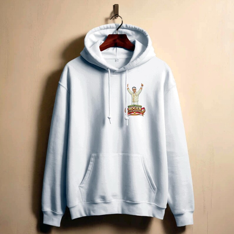 Roger Federer Tennis Hoodie • Minimalist Tennis Apparel • Federer Fan ...