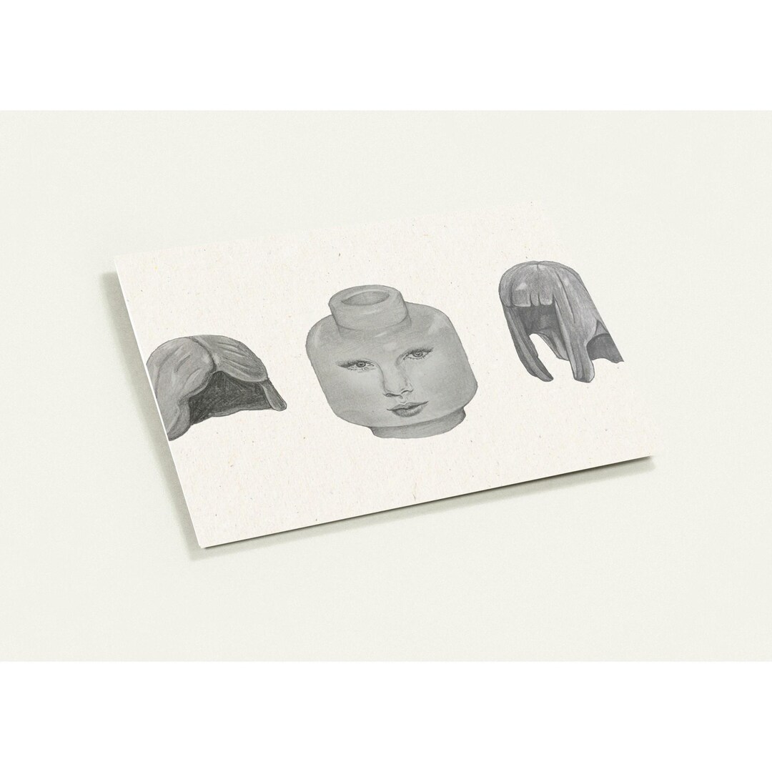 Pop Star Brick Head Greeting Cards (pack of 10) | Celebrity-inspired TS ...