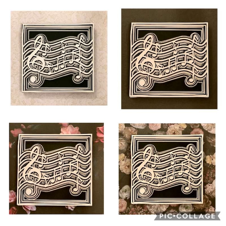 Musical Layered File, SVG, Png, Dxf, Eps Cut Files, Download, Print ...