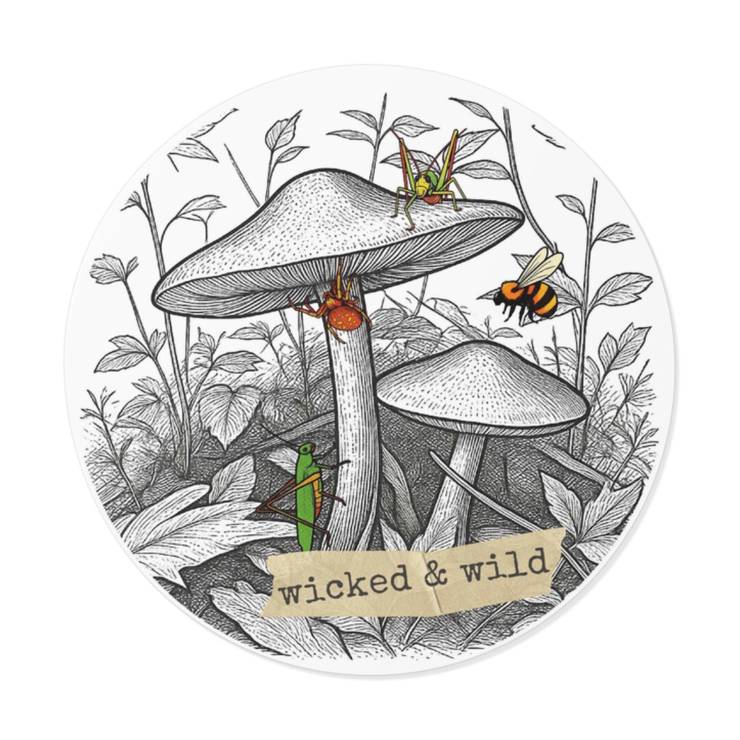Wicked & Wild Sticker - Etsy
