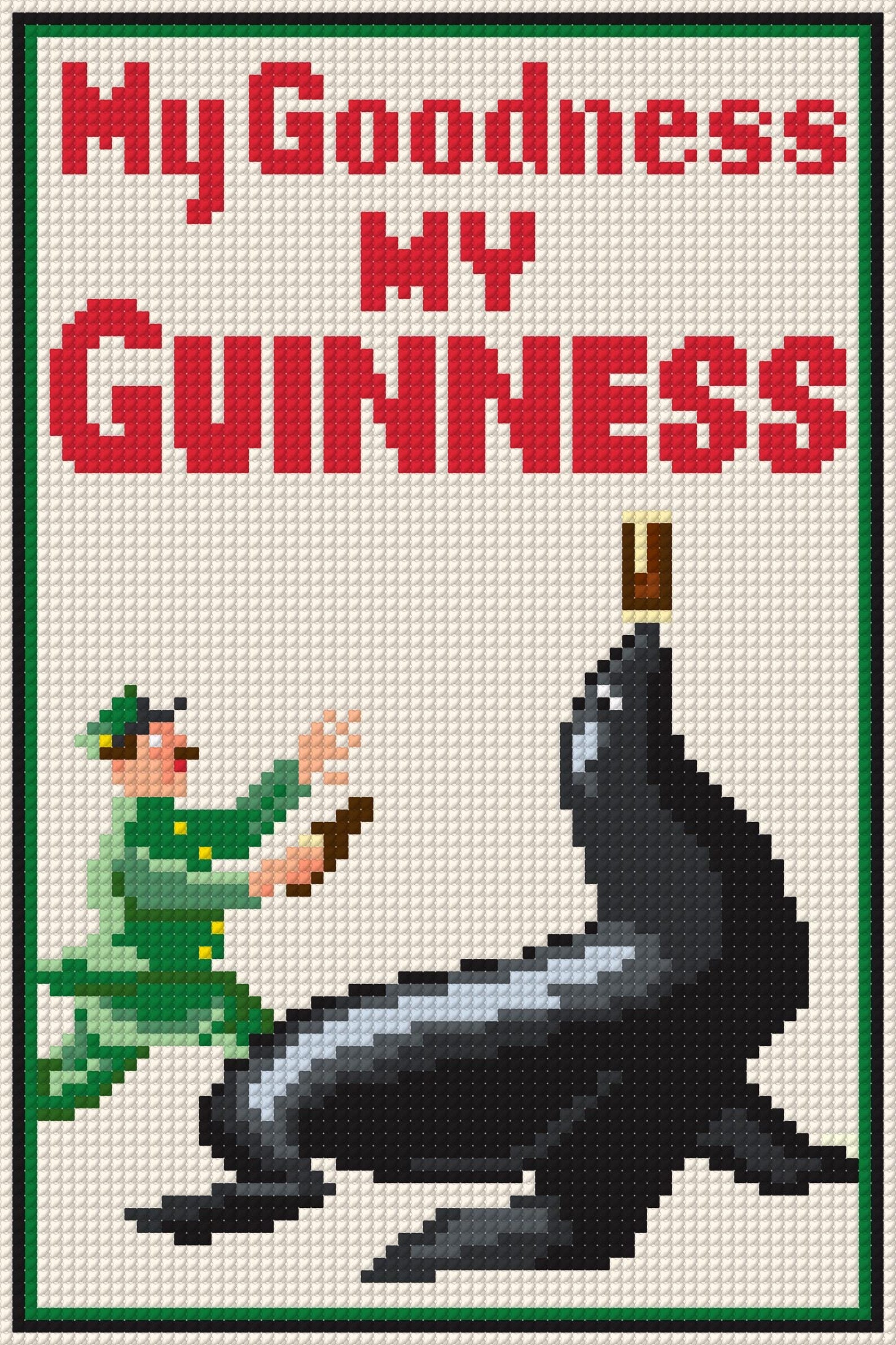 Guinness Seal Needlepoint Chart - Digital Download - Etsy