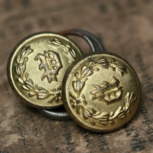 Vintage/antique Police Uniform Buttons - 3pc - Etsy