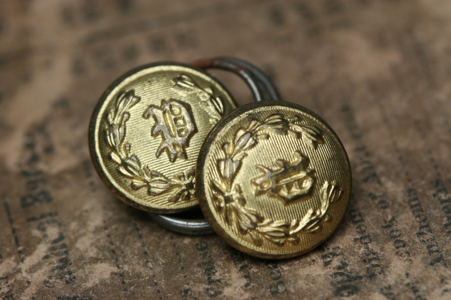 Vintage/antique Police Uniform Buttons - 3pc - Etsy