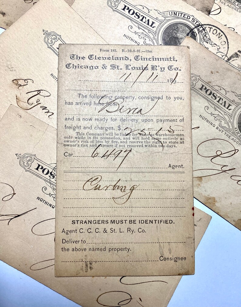 Antique Post Cards - Late 1800's - Listing is for 2 Cards - Etsy