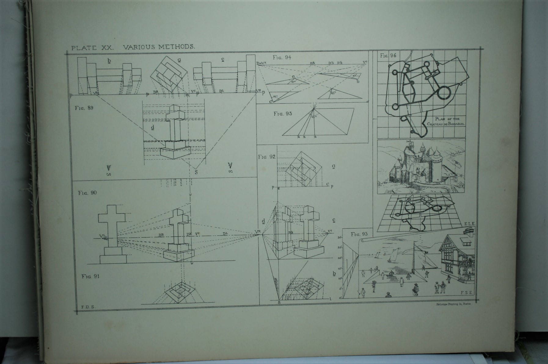 Antique Book Modern Perspective Plates Portfolio - Etsy