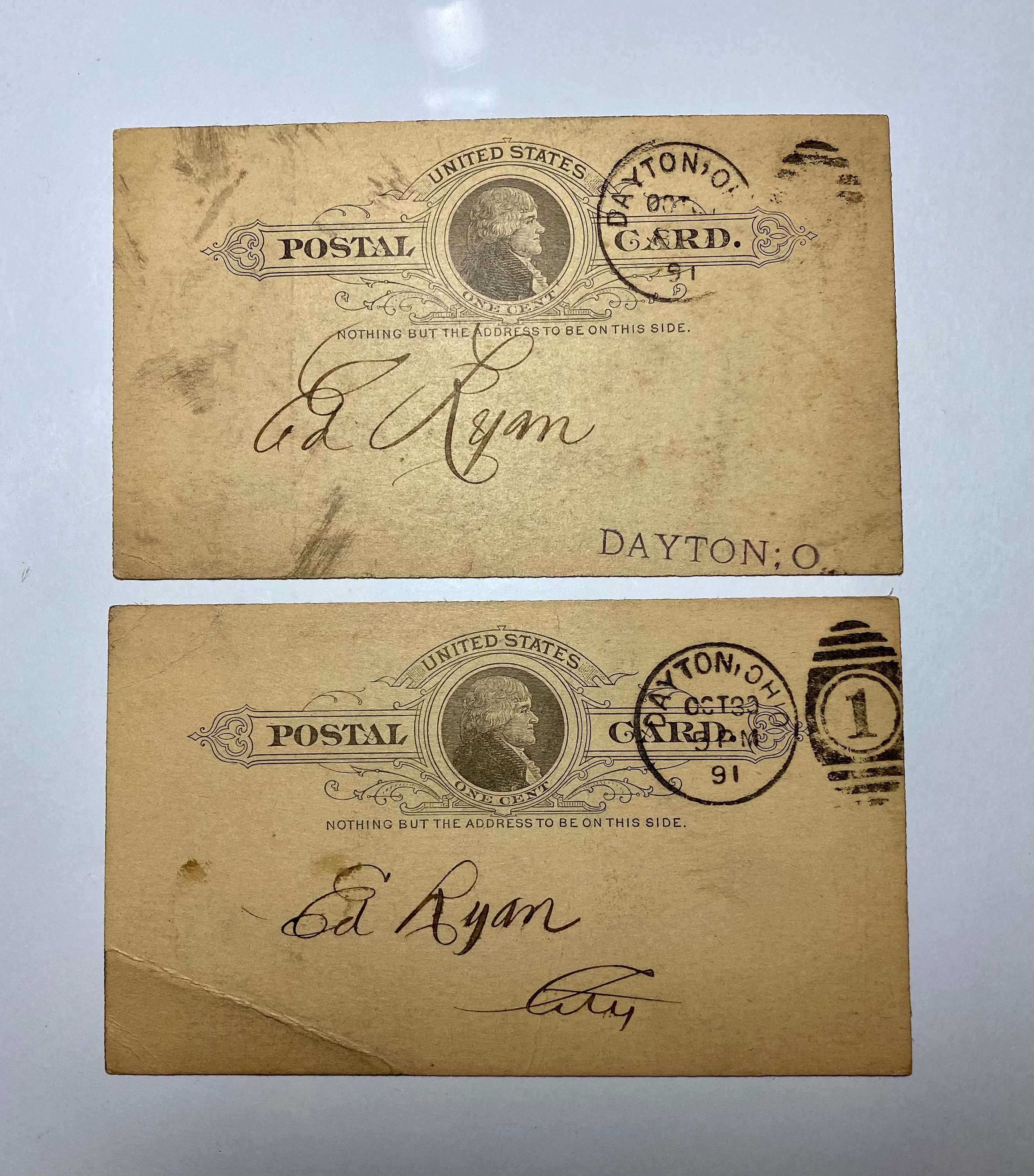 Antique Postal Cards Late 1800's Listing is for Both - Etsy UK