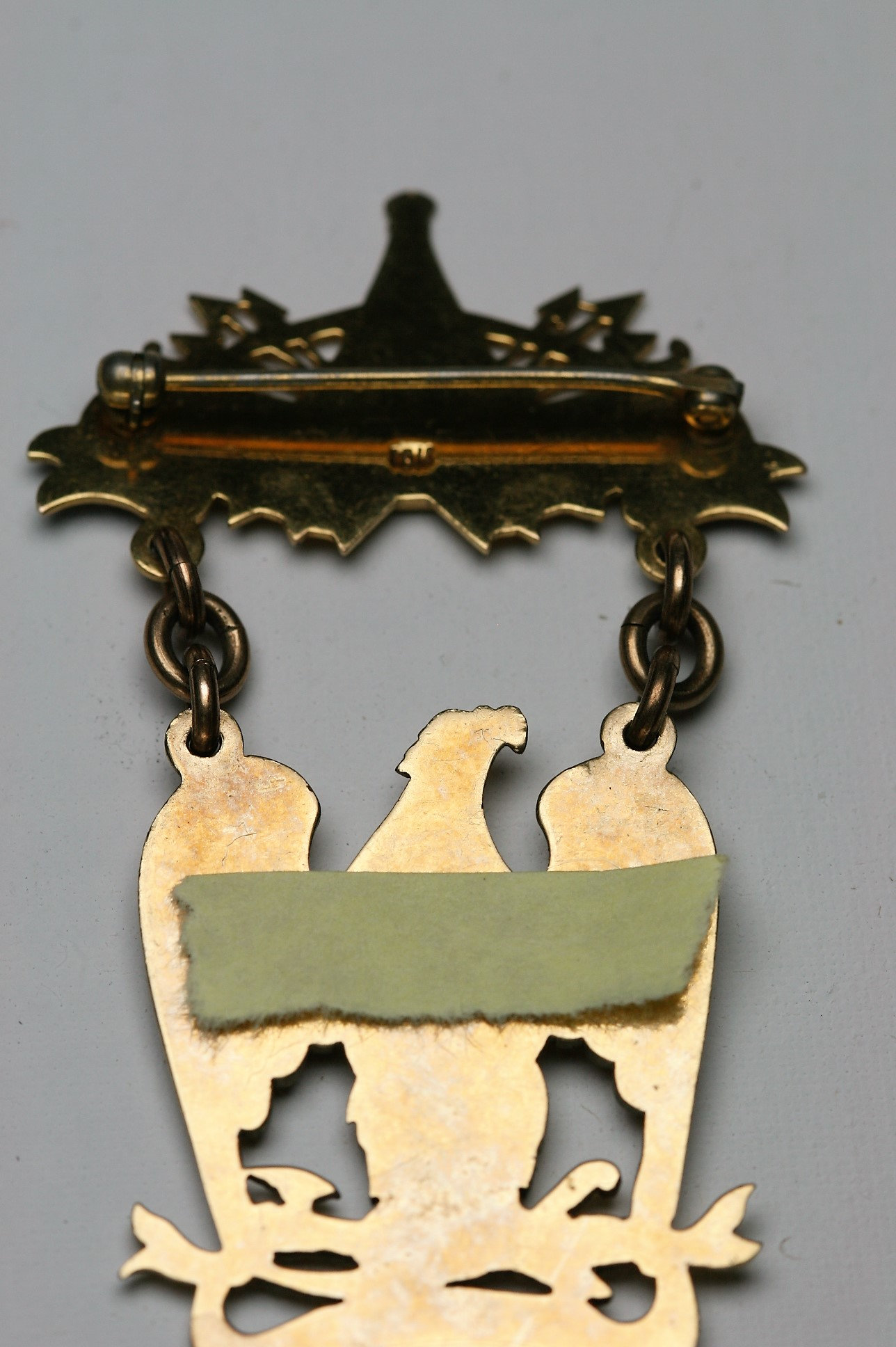 Vintage 10k and Enamel Fraternal Pin - Past Great Sachem- Improved ...