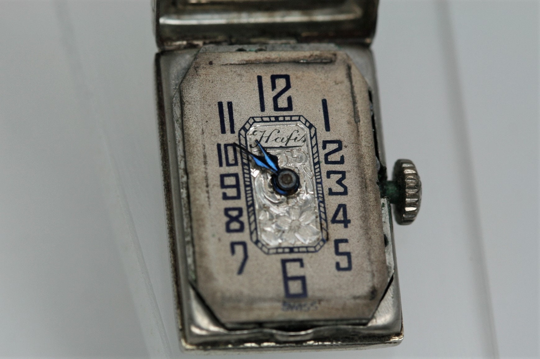 Vintage to Antique Hafis Watch Co Wrist Watch - 18k WG Case - Parts or ...
