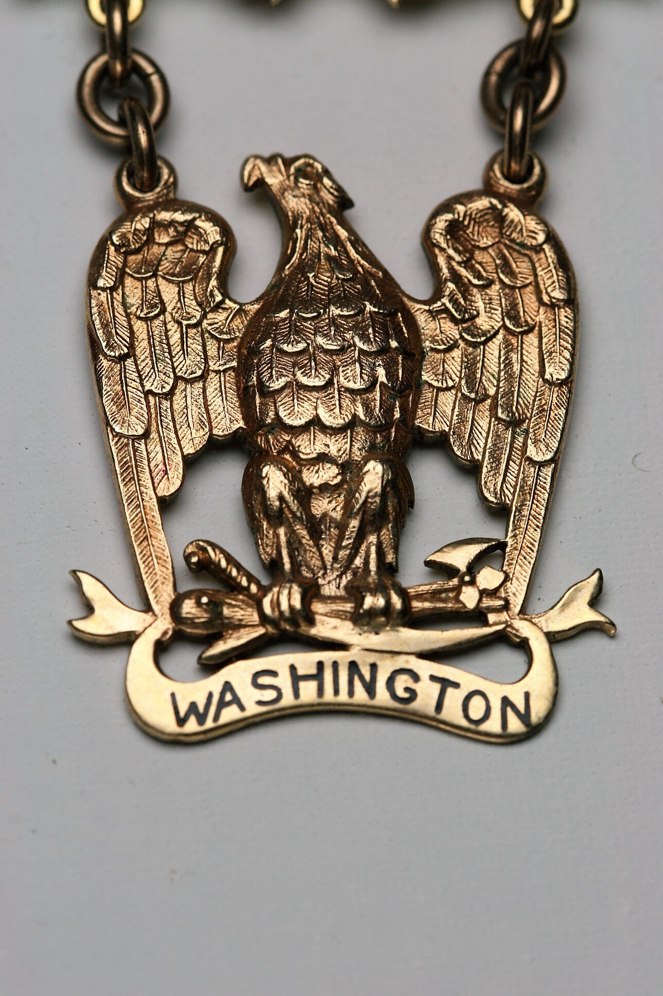 Vintage 10k and Enamel Fraternal Pin - Past Great Sachem- Improved ...