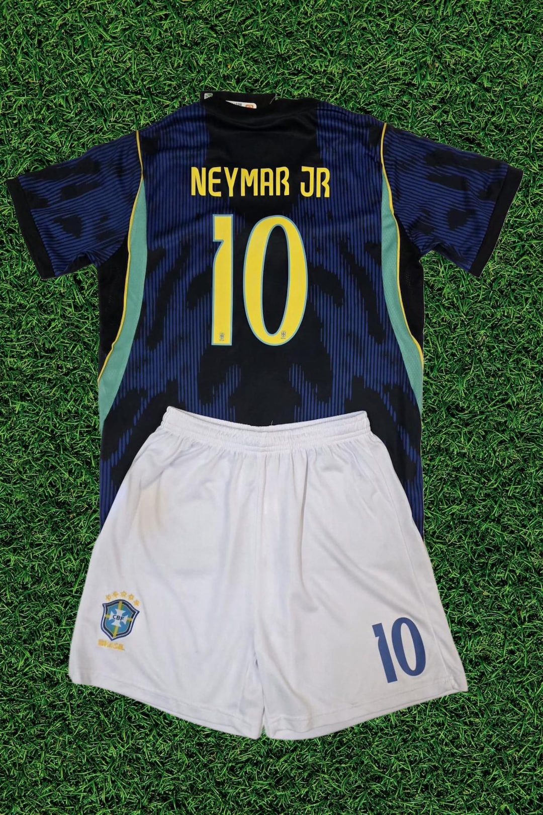 Brazil Away Kids Uniforms Customized - Etsy