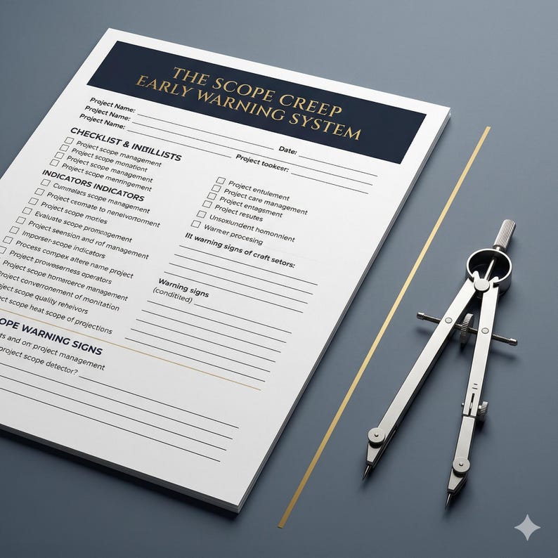 Scope Creep Early Warning System, Project Management Tracker, Business ...