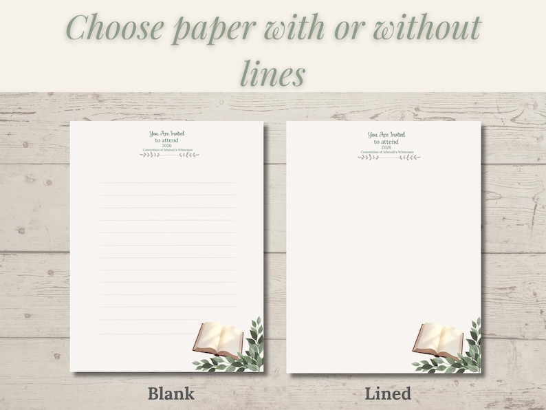 Eternal Happiness Convention Letter Writing Paper | JW Printable ...