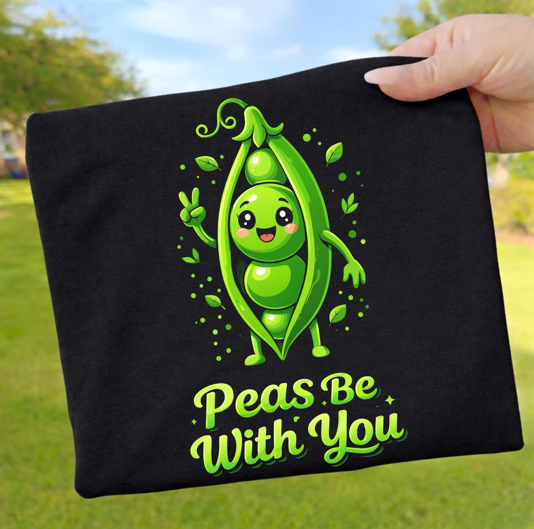 Peas Be With You PNG, Funny Pea Pod Pun Design, Cute Veggie Humor ...