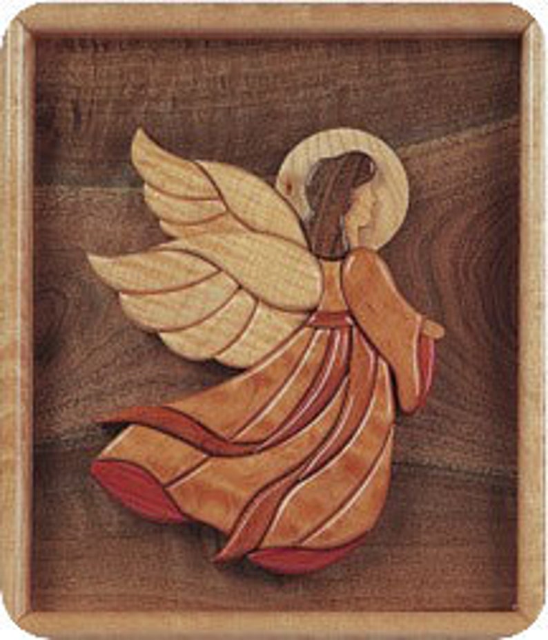 Angel Intarsia Project Plans - Scroll Saw, Woodworking Plans - Etsy