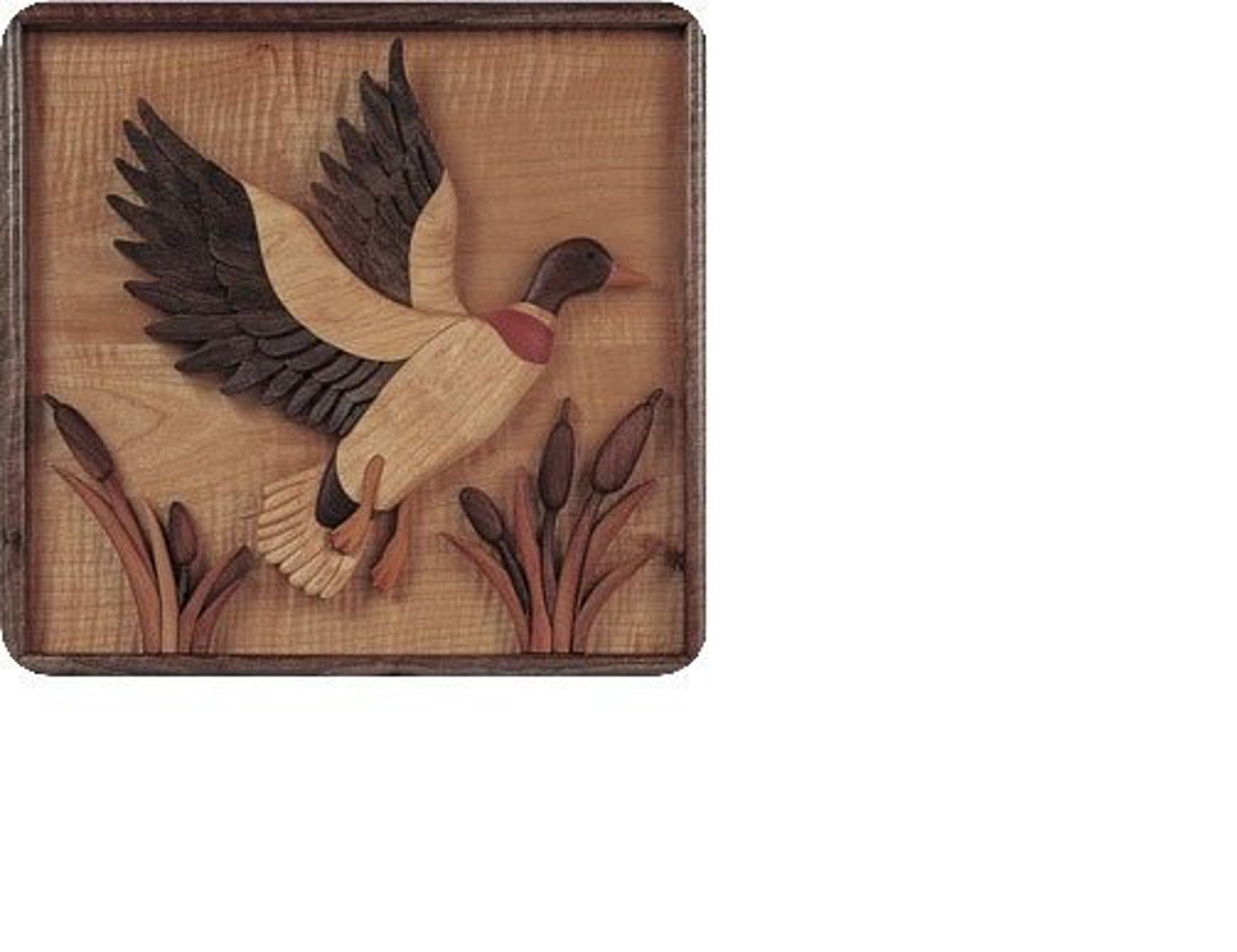 Flying Duck Commander Intarsia Project - Scroll Saw, Intarsia ...