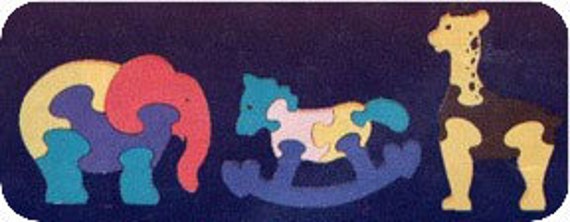 6 Animal Puzzle Projects Scroll Saw Band Saw Woodworking | Etsy