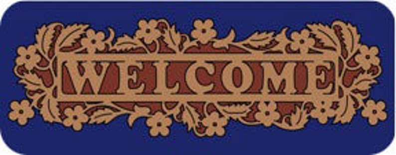 Welcome Sign Wall Plaque Scroll Saw Woodworking Project - Etsy