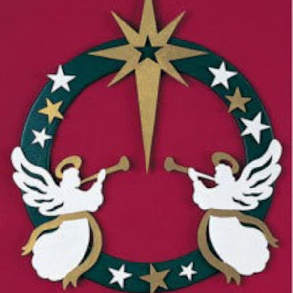 Angel Scroll Saw Pattern - Etsy