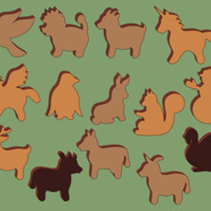 Bandsaw Animal Pattern - Etsy