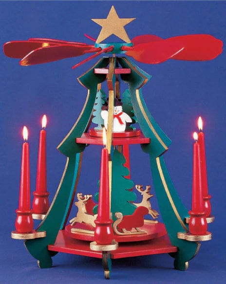 Christmas Candle Carousel - Scroll Saw, Woodworking Project Plans - Etsy