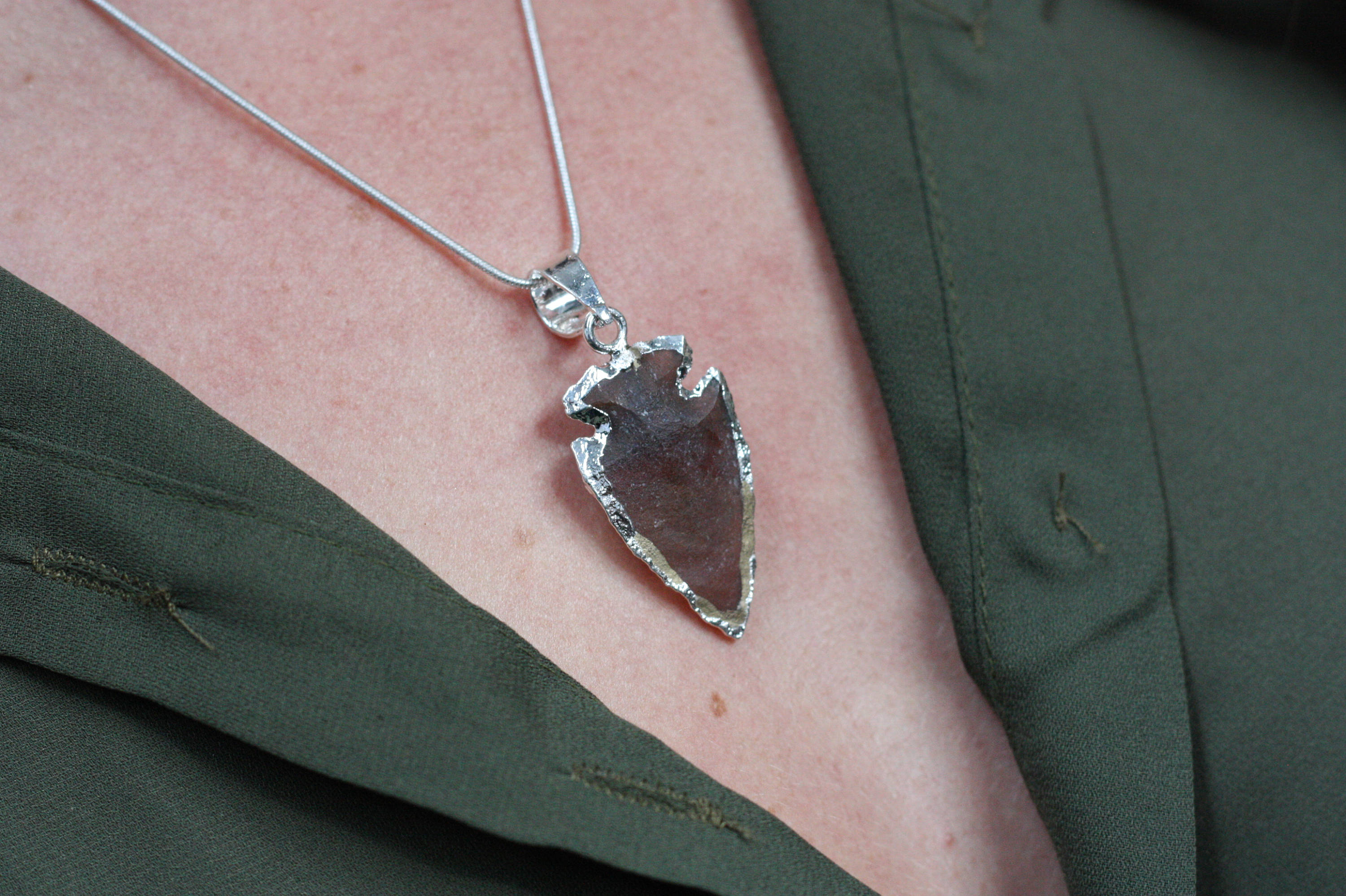 AGATE ARROW NECKLACE - Arrow Jewellery - Navajo - Native American ...