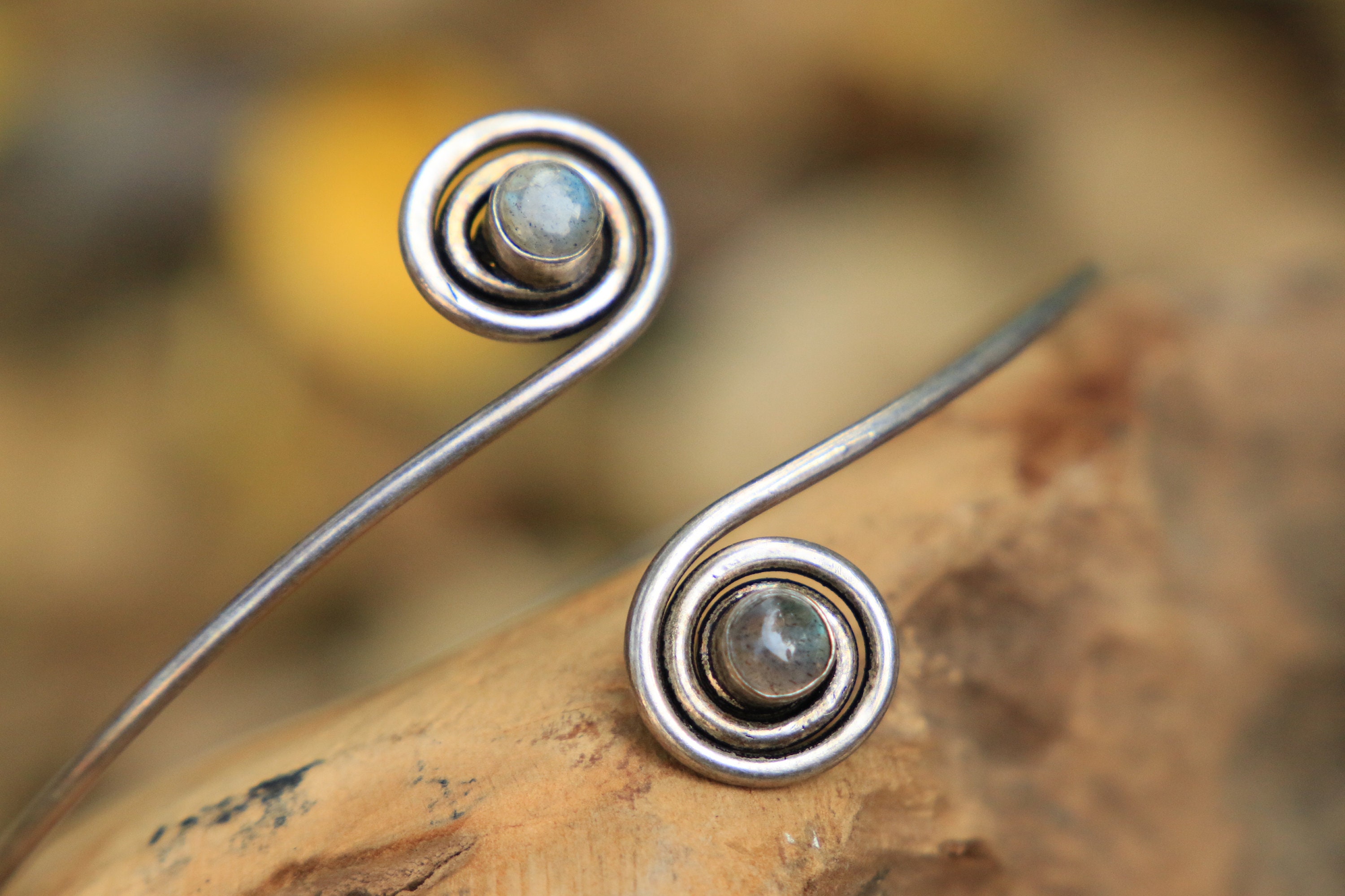 LABRADORITE ARM BRACELET - Festival - Upper Arm Cuff - Silver Cuff ...