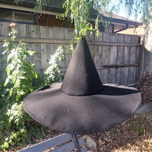Witch Hat / Wizard Hat / Pointy Hat / Wide Brim Hat / Mage / - Etsy
