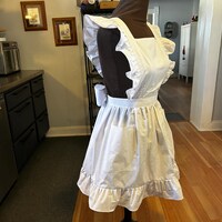 White Apron - Etsy