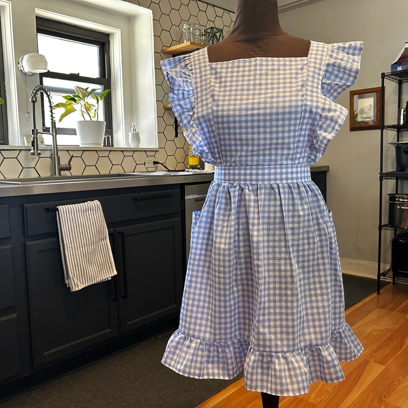 Gingham Apron - Etsy